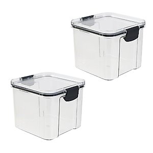 Geesatis 2 Pcs Food Storage Containers with Lid, 24oz Meal Prep Container Set, for Kitchen Organizers and Storage Container