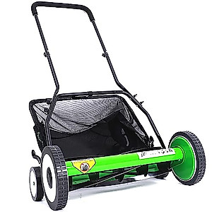 Coldwind 12 inch Lawn Mower for Home use, Small unpowered Hand Pushed Villas, Flowers, Gardening, Mowing, and Weeding,h Style