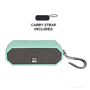 Altec Lansing LifeJacket H2O 4 - Waterproof Bluetooth Speaker, Durable & Portable Speaker with Voice Assistant, 10 Hour Battery Life & 100 Foot Range, Mint