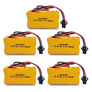 GLESOURCE 3.6 Volt Rechargeable Battery, Emergency/Exit Light Battery Compatible for Lithonia ELB B001 ELBB001 Lithonia EU2 LED Interstate ANIC1566 Unitech 0253799 (2 Pack)