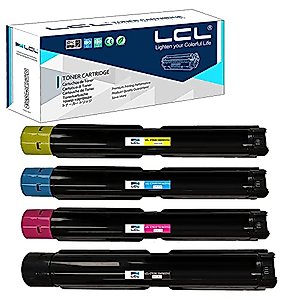 LCL Compatible Toner Cartridge Replacement for Xerox Versalink C7020 C7025 C7030 106R03741 106R03744 106R03743 106R03742 (4-Pack Black Cyan Magenta Yellow)