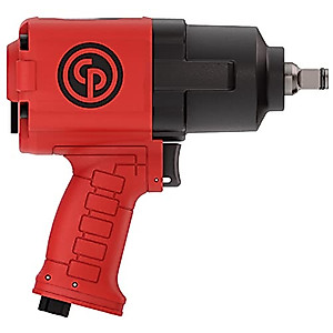 Chicago Pneumatic CP7741 Air Impact Wrench (1/2 Inch), Air Impact Gun Industrial Repair & Assembly Tool, Pistol Handle, Twin Hammer, Max Torque Output 715 ft. lbf/970 Nm, 10000 RPM