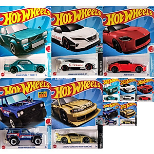Hot Wheels Nissan 5 Car Set Bundle