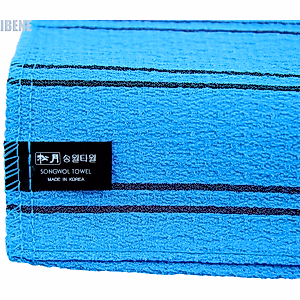 Songwol Towel (Hard) 9" - Korean Beauty Skin Exfoliating Bath Scrub Gloves.(4pcs)