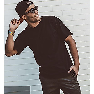 CASDAN 12Pcs 8MM Lava Rock Stone Bead Bracelet for Men Women Dragon/Lion/Panther Leopard Head Bracelet Charm Bracelets Set Adjustable