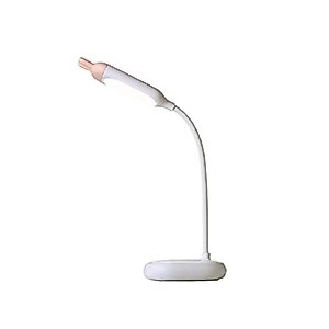 Eye-Caring Charging Plug-in Desk Lamp LED Eye Protection USB Button Dimming Can Adjust The Table Lamp In All Directions for Study and Work Office lamp (Color : White)