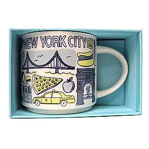 Starbucks Been There Series New York City Ceramic Mug, 14 Oz