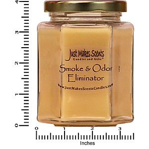 Smoke and Odor Eliminator Candle - Odor Eliminating Scented Candles for Home - Neutralizes Cigarette, Food, and Pet Smells | Natural Soy Wax Candle, Hand Poured in The USA