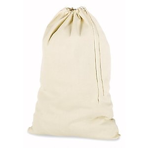Whitmor Natural Cotton Laundry Bag