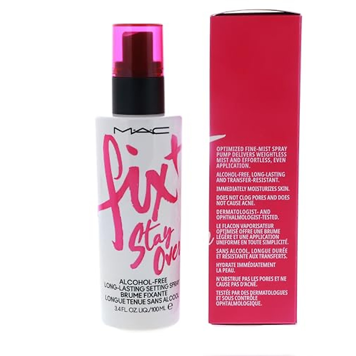 M.A.C. Mac Fix+ Stay Over Alcohol Free 16HR Setting Spray, 3.40 Ounce (Pack of 1)