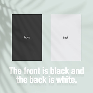 Golden State Art, Pack of 25 11X17 Black Uncut Mat Boards, Great for Photos, Pictures, Frames, Acid-Free, White-Core