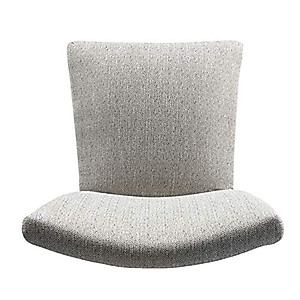 HomePop Parsons Classic Upholstered Accent Dining Chair, Single Pack, Light Grey