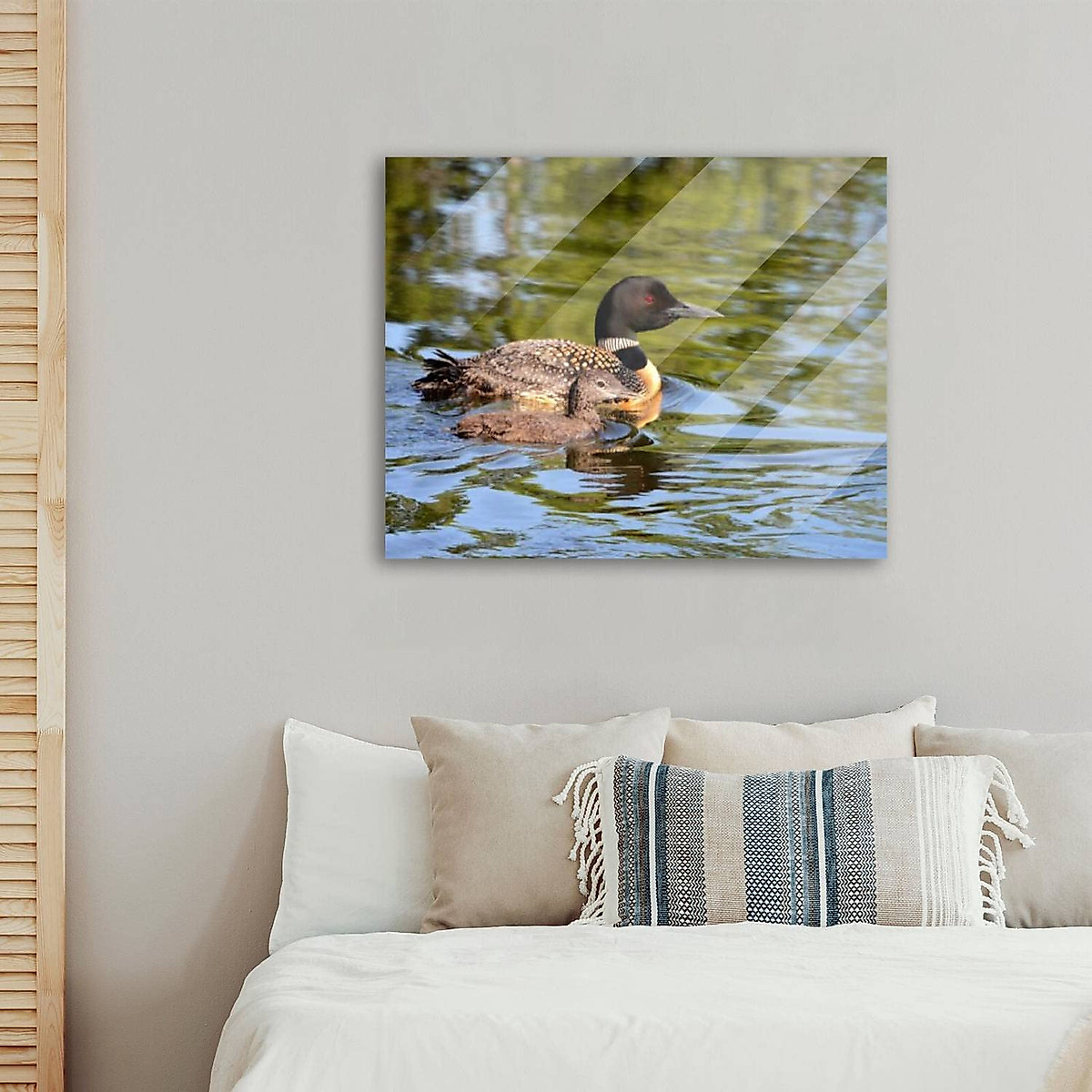 XEAJPJMGBQ Tempered Acrylic Glass Wall Art Common loon Modern Acrylic Artworks Picture Print Accent Decor for Living Room Bedroom Office Free Floating