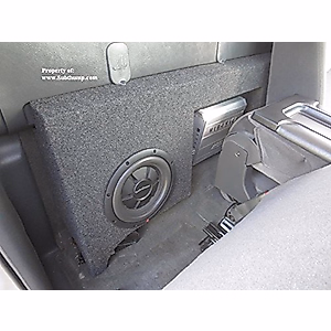 99-06 Chevy Silverado/GMC Sierra Regular Cab Dual 10 Subwoofer Box with Amp Space