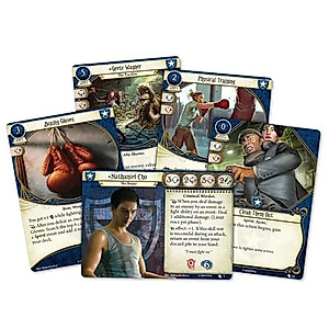 Fantasy Flight Games Arkham Horror The Card Game Nathaniel Cho Starter Deck - Unleash The Fury of a New Investigator! Cooperative Living Card Game, Ages 14+, 1-4 Players, 1-2 Hour Playtime, Made