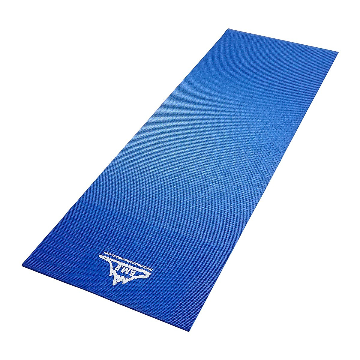 Black Mountain Products Yoga and Exercise Mat, 1/4 x 72-Inch, Blue