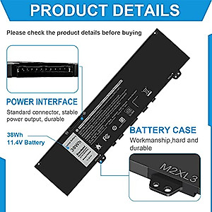Futurebatt F62G0 Replacement Laptop Battery Compatible with Dell Inspiron 13 5370 7370 7373 7380 P83G Series Notebook F62G0 F62GO 0F62G0 39DY5 039DY5 0YMYF6 0DHM0J 0YM5H6 RPJC3 0RPJC3 0TXWRR