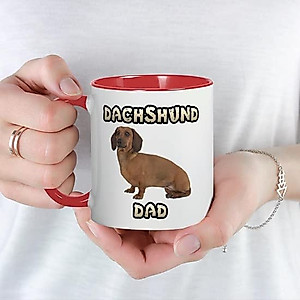 CafePress Dachshund Dad Mug Ceramic Coffee Mug, Tea Cup 11 oz