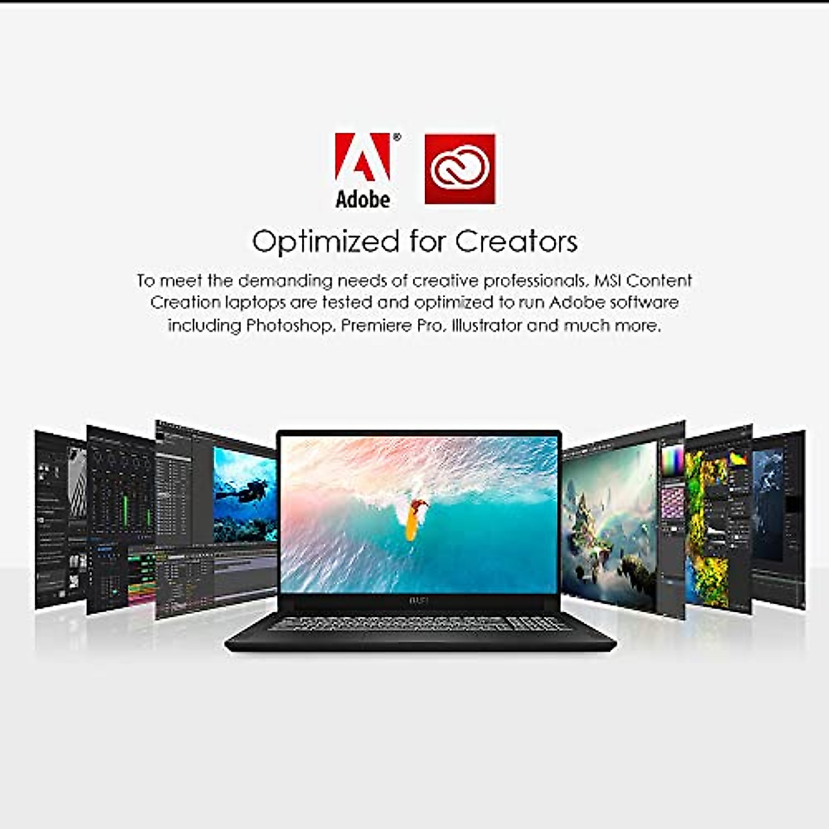 MSI Creator 17 Professional Laptop: 17.3" UHD 120Hz 100% AdobeRGB Display, Intel Core i7-11800H, NVIDIA GeForce RTX 3060, 16GB RAM, 512GB NVME SSD, Thunderbolt 4, Win10, Core Black (B11UE-471)