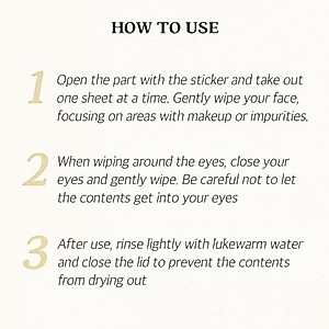 SKINFOOD Rice Cleansing Wipes - Daily Hypoallergenic Rice Nourishing Makeup Remover Tissue Wipe - Facial Skin Clear & Refreshed - Korean Beauty Face Wipes for Women - Travel Makeup Wipes (80 Sheets)