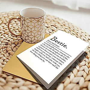 Bestie Definition Card, BFF Greeting Card, Funny Best Friend Birthday Card, Bestie Sister Friendship Card for Women Lady Girl