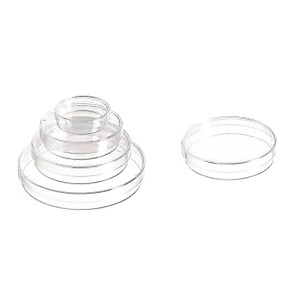 BIPEE Polystyrene Petri Dish 60 x 15mm, Sterile, Pack of 10,Plastic Petri Dishes with Lids ， Mold Testing kit，Mycology Supplies agar Plates- Perfect for Cell Culture and Microbiology Experiments