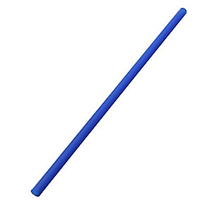 ADMIRING 10 Inch Plastic Drinking Straw 250 Pcs (10 Inch x 0.28 Inch) (Blue)
