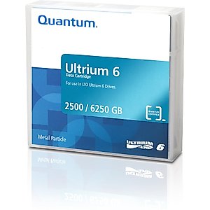 Quantum LTO-6 (MR-L6MQN-02) Ultrium-6 Data Tape Cartridge (2.5TB/6.25TB)