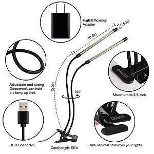 bseah Plant Grow Light for Indoor Plants, Full Spectrum Indoor Grow Light, 3 Modes & 10-Level Dimmable, Auto ON & Off Timer 3/9/12H