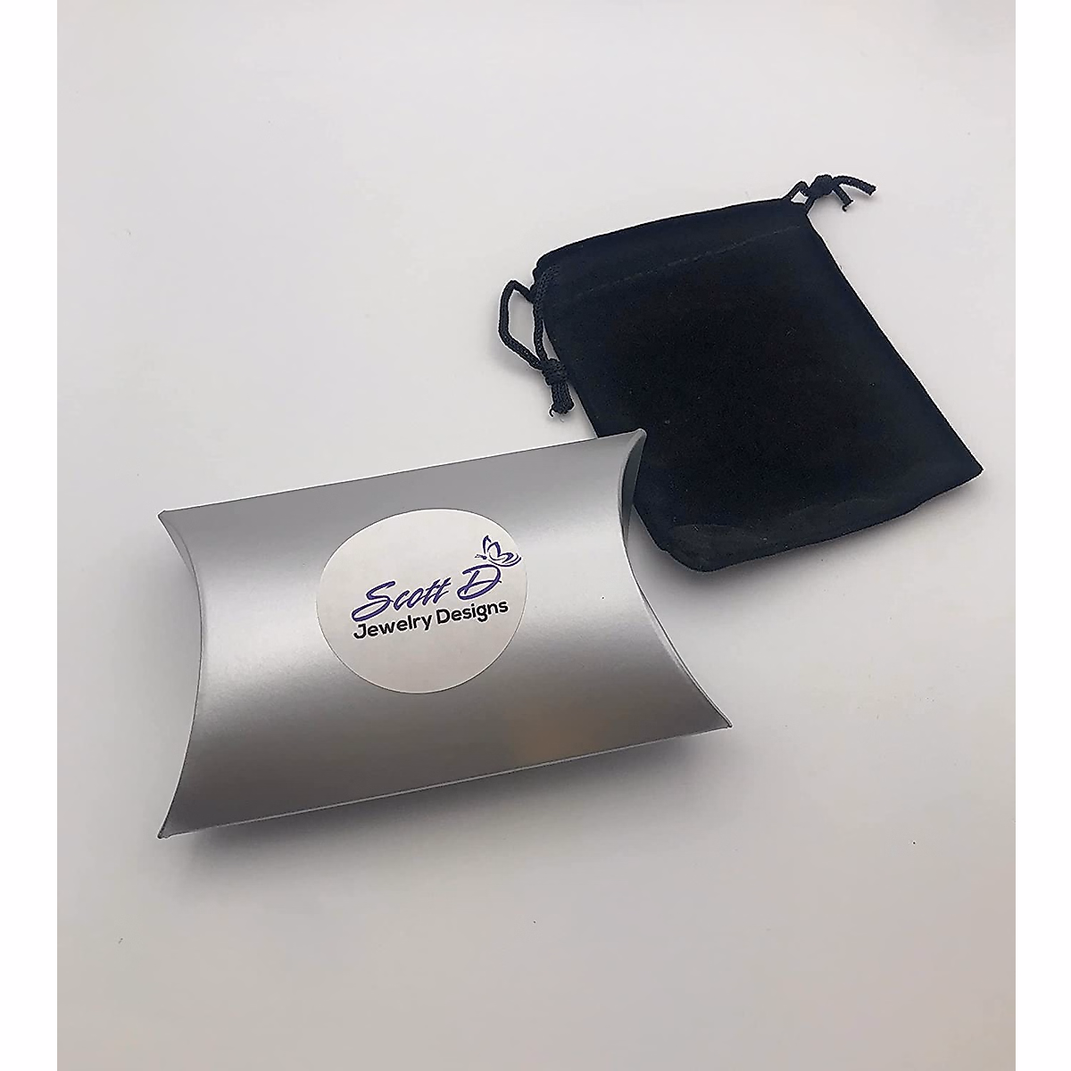 Black Agate Gemstone Beaded Stretch Bracelet 7 Inches - 6mm Round Beads