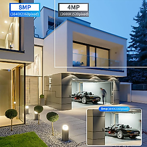 Hikvision IP Camera 8mp DS-2CD2183G2-I 2.8mm Lens AcuSense Vandal WDR Fixed Dome Network Camera PoE Camera,IR 30m,H.265+,IP67,IK10,International Version