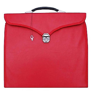 Masonic Regalia Provincial Full Dress Apron Square Compass G Cases [Multiple Colors] (BLACK)