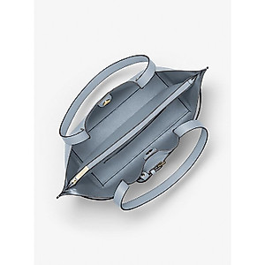 Michael Kors Emilia Large Leather Tote Bag (Pale Blue)