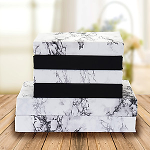 Elegant Comfort Eloise Marble Printed 6-Piece Sheet Set, 1500 Premium Hotel Quality Microfiber, Soft, Wrinkle and Fade Resistant, Fitted Sheets with Smart Pockets, Marble Sheet Set, Queen, White