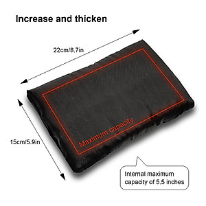 Vazioyar Outdoor Faucet Covers, Waterproof Pipe Insulation Hose Cover Socks, Winter Water Faucet Cover Socks Anti-Freezing Protection Insulated Hose Bib Cover，(2Pack black)