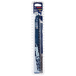 BOSCH RP95 5 pc. 9 In. 5 TPI Edge Reciprocating Saw Blades for Pruning , Grey