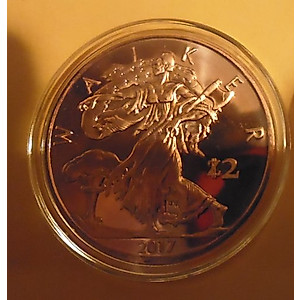 UNCIRCULATED COPPER ZOMBUCKS WALKER .999 FINE COPPER - ZOMBIE APPROVED by REEDERSONG