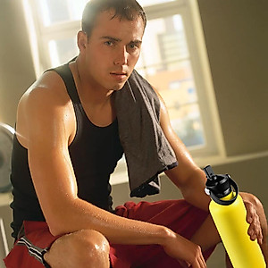 RRegeny Straw Lid fits Hydro Flask Standard Mouth, 21 24 oz, Sports Flex Cap Water Bottle Accessories Replacement Top