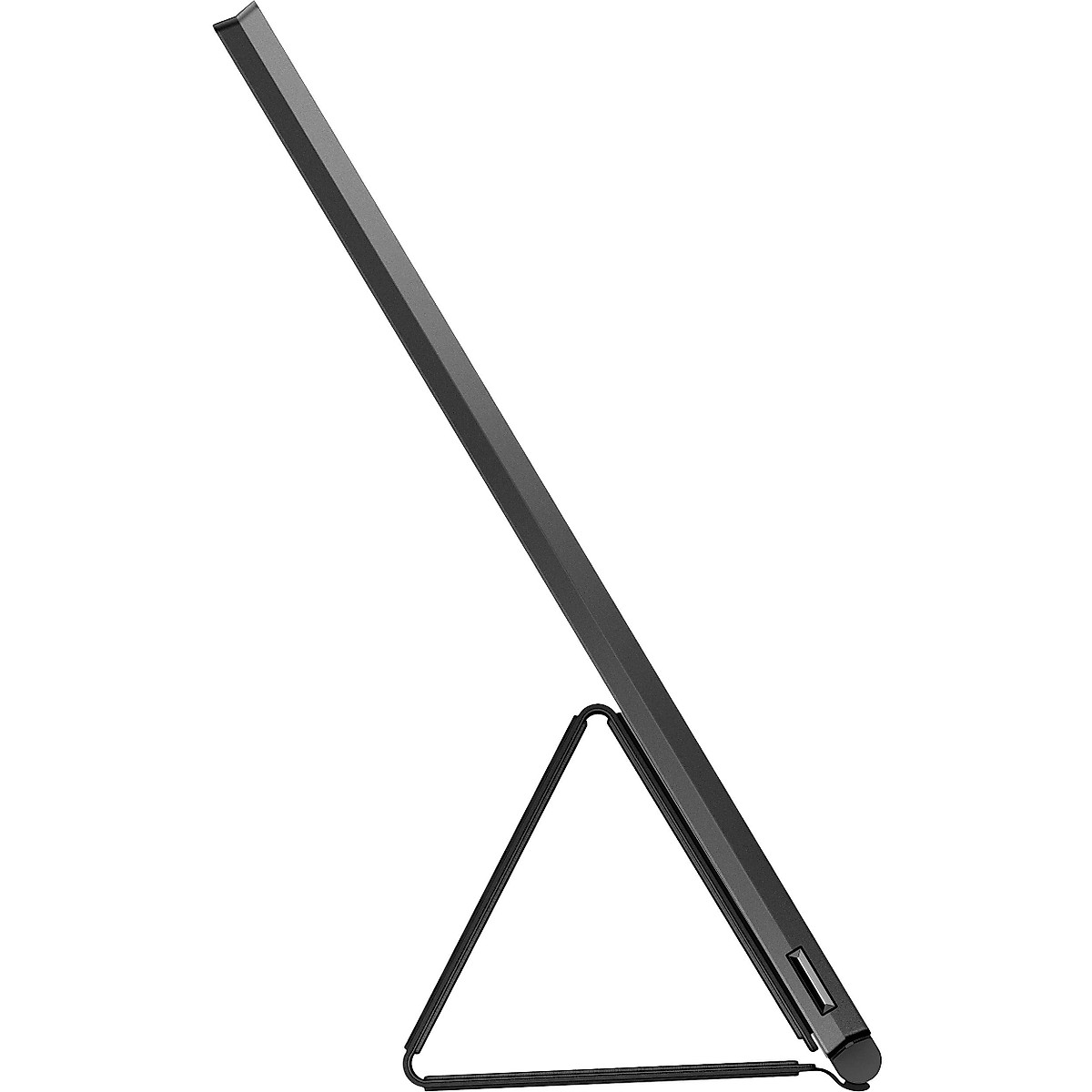 HP E14 FHD (1920 x 1080) Portable Travel Monitor Bundle with USB Type-C, Pink Gemstone Bluetooth Folding Wireless Keyboard, and White Pebble M350 Bluetooth Wireless Mouse