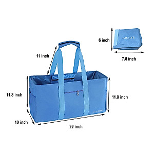 CACTIYE Reusable Grocery Shopping Bag Moving Bags for Space Saving Moving Storage For Beach, Pool, Laundry, Car Trunk