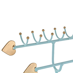 Ikee Design Metal Arrows Necklace Tree Stand Jewelry Storage Store Display for Necklace, Bracelet, Earrings, Ring