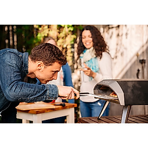 Ooni Koda 12 Portable Gas Pizza Oven with Ooni 12" Perforated Peel + Protective Cover- Outdoor Pizza Oven for Authentic Stone