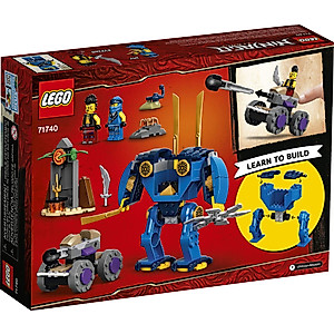LEGO NINJAGO Legacy Jay’s Electro Mech 71740 Ninja Toy Building Kit Featuring Collectible Minifigures; Great Gift for Kids Aged 4 and Up Who Love Imaginative Toys, New 2021 (106 Pieces)