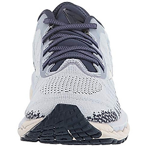Mizuno womens Wave Sky 4 Waveknit Running Shoe, Arctic Ice, 8 US