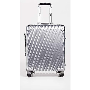 TUMI 19 Degree Aluminum Continental Carry On Suitcase, Silver, One Size