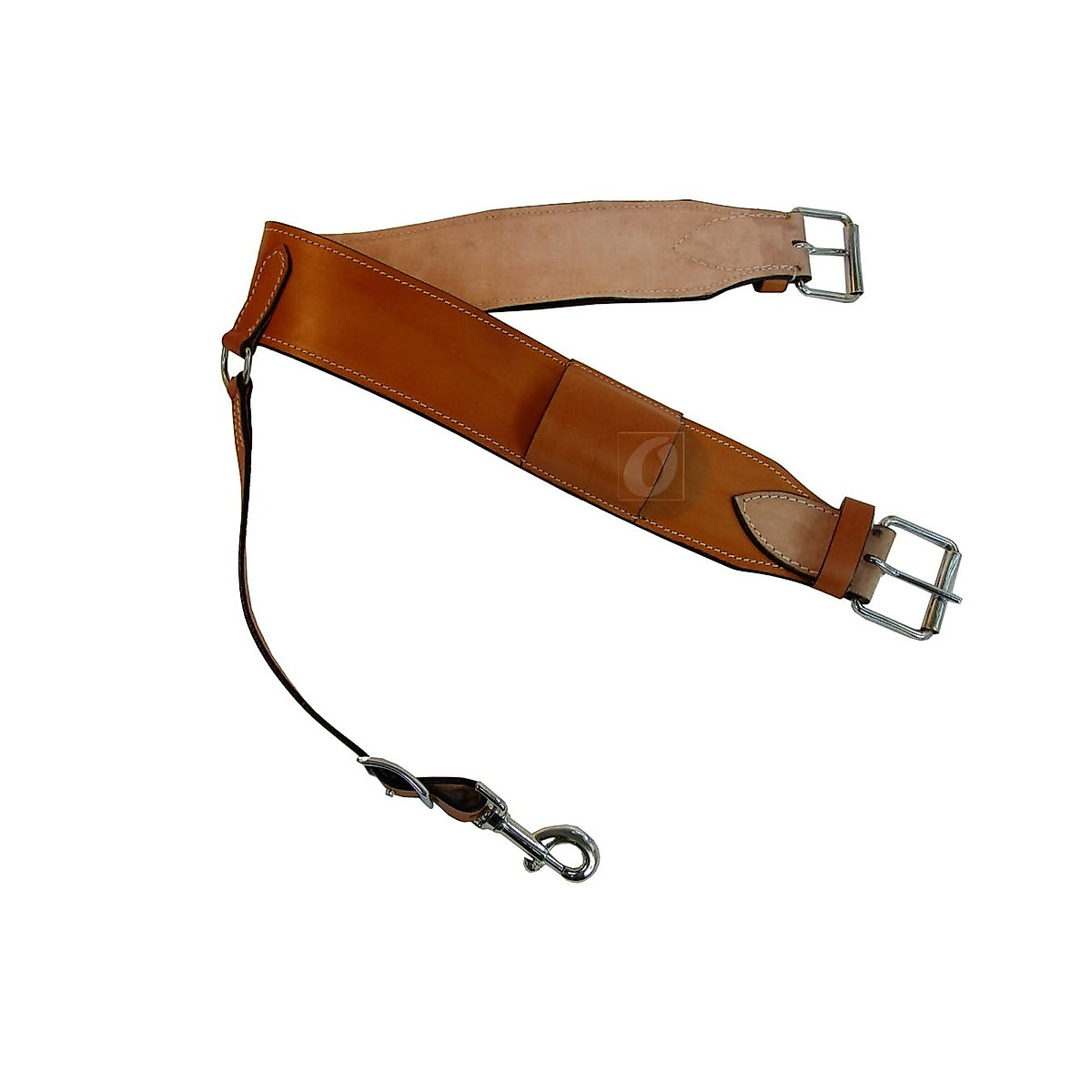 REAR CINCH WESTERN SADDLE GIRTH ROPING RANCH BARREK RACING PLEASURE TRAIL RODEO LEATHER CINCHES 36" LONG END to END (Smooth Finish)