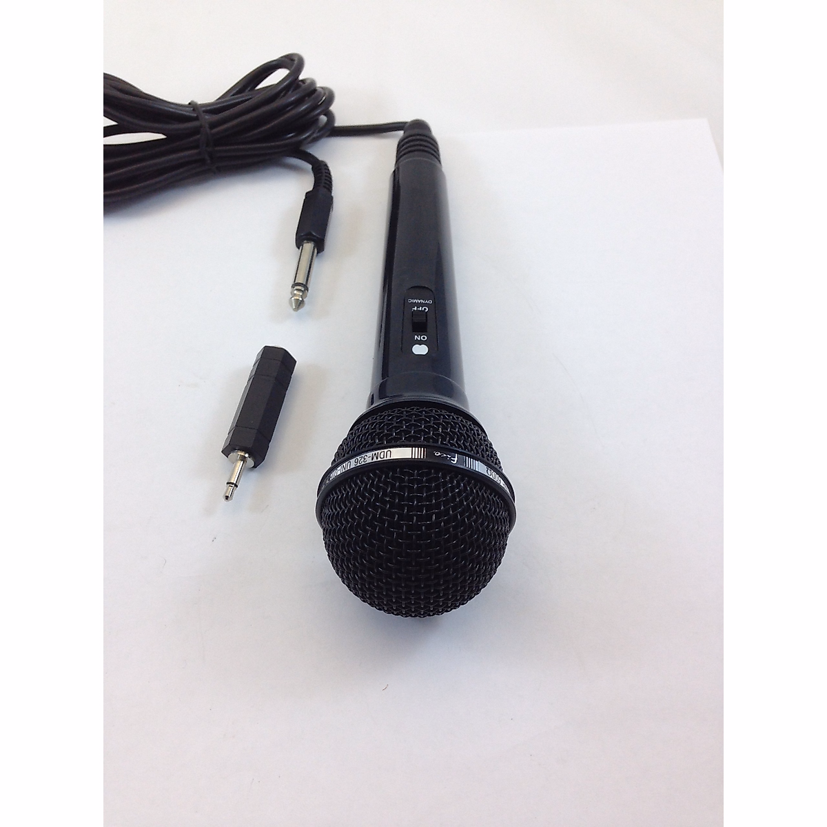 FICO UNI-DIRECTIONAL MICROPHONE, 1/4" MIC CABLE WITH 3.5 MONO ADAPTER