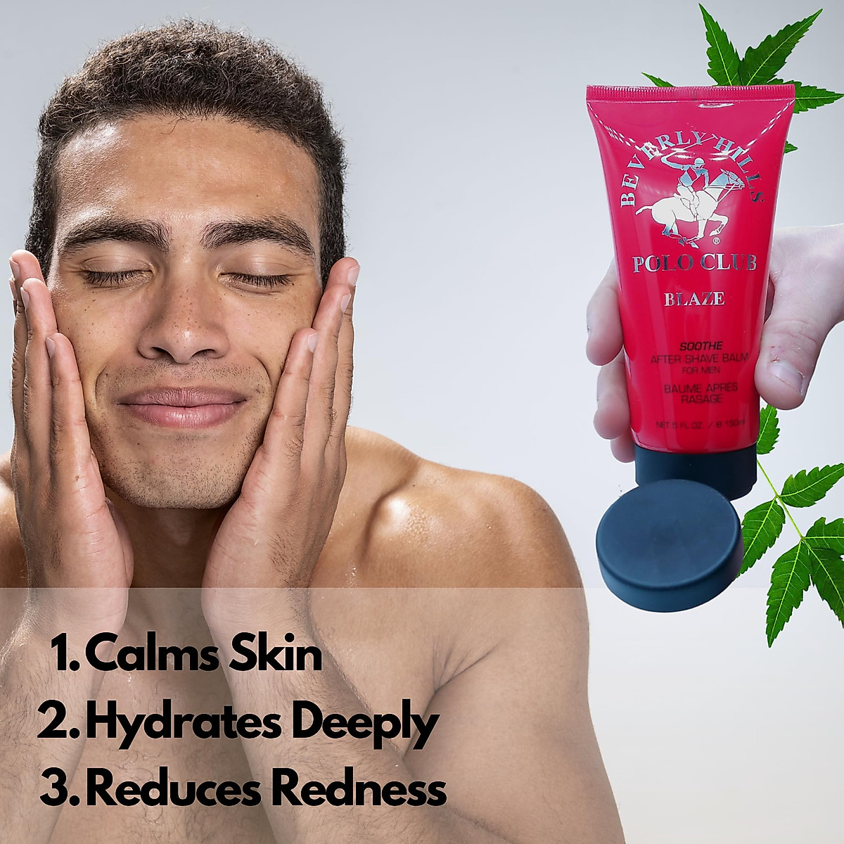 BHPC Blaze by Beverly Hills Polo Club, 5 oz After Shave Balm for Men