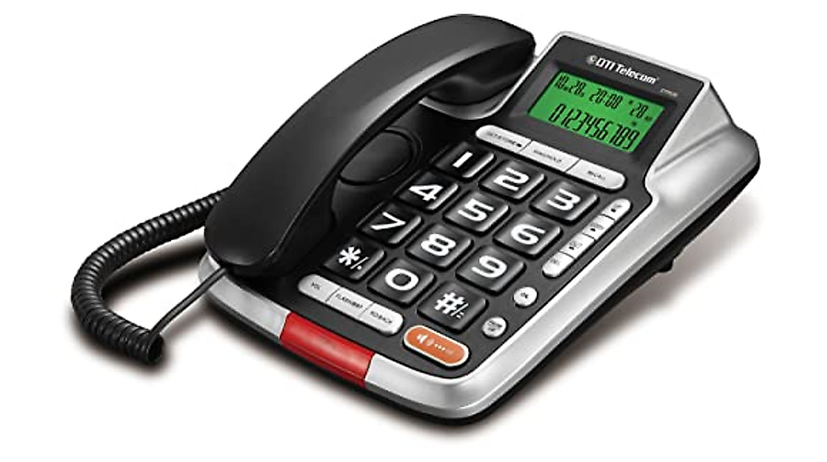 DTI DTP035 Big-Button Corded Phone with Caller ID