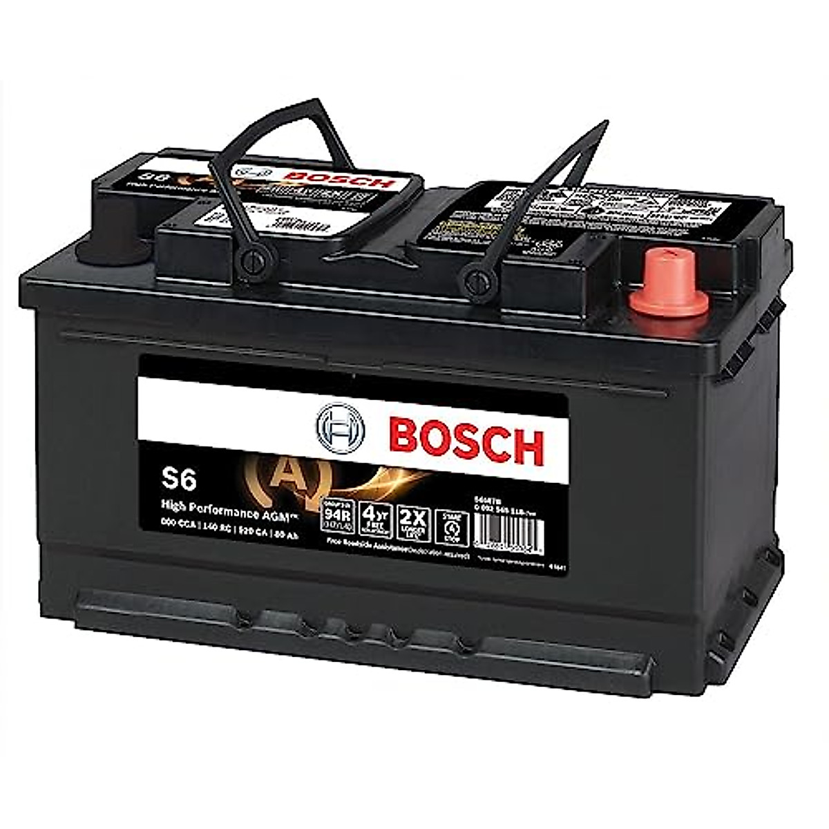 BOSCH S6587B S6 Flat Plate AGM Battery
